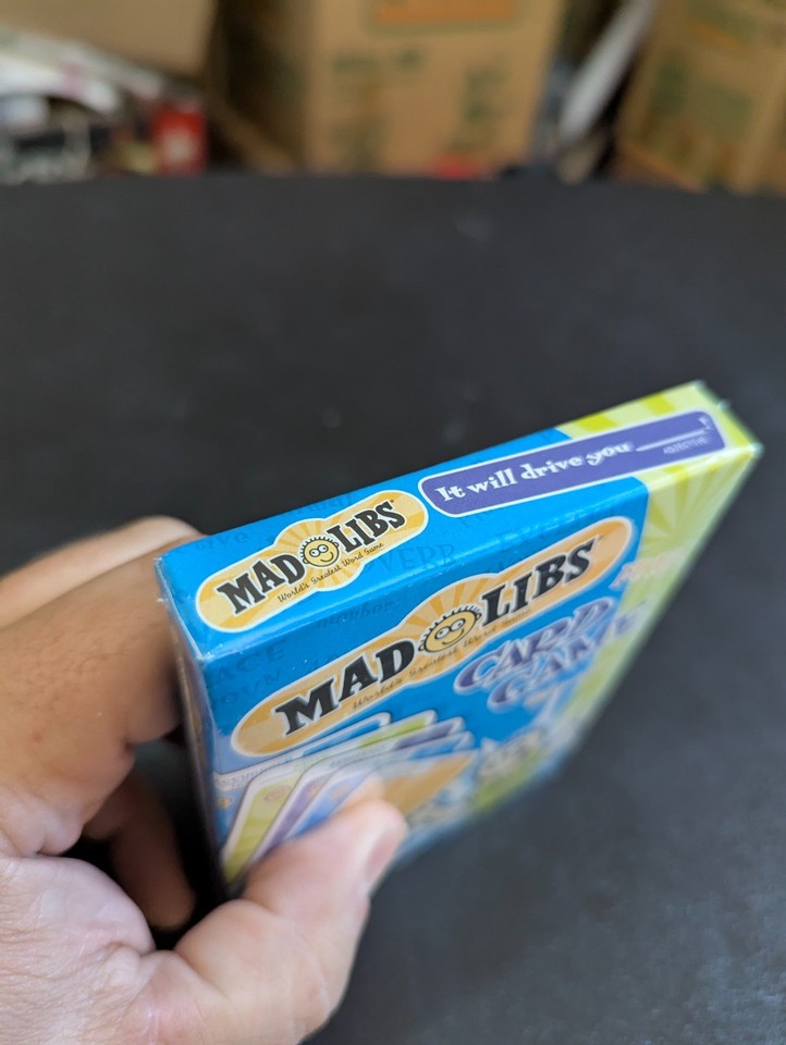 MAD LIBS Card Game SEALED 2002 VINTAGE | eBay
