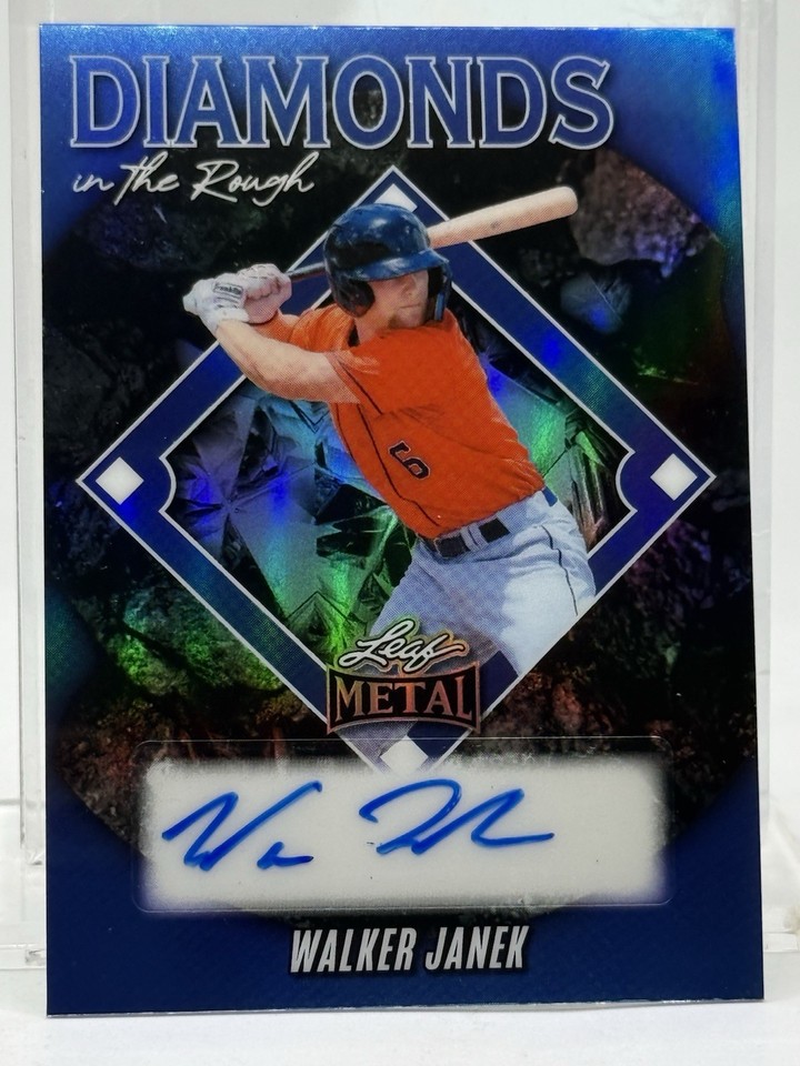 2025 Leaf Metal Diamonds in the Rough Prismatic Blue Walker Janek AUTO ...
