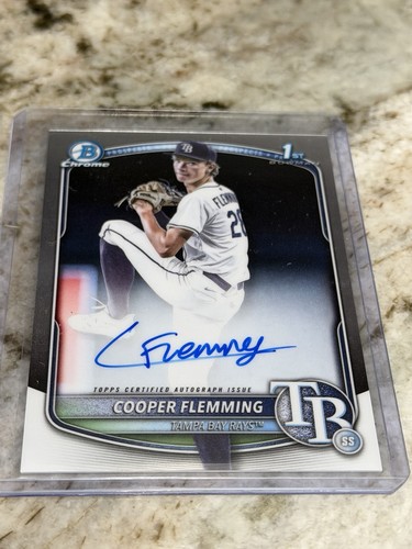COOPER FLEMMING 2025 Bowman Draft #CPA-CF 1st Chrome Auto | eBay