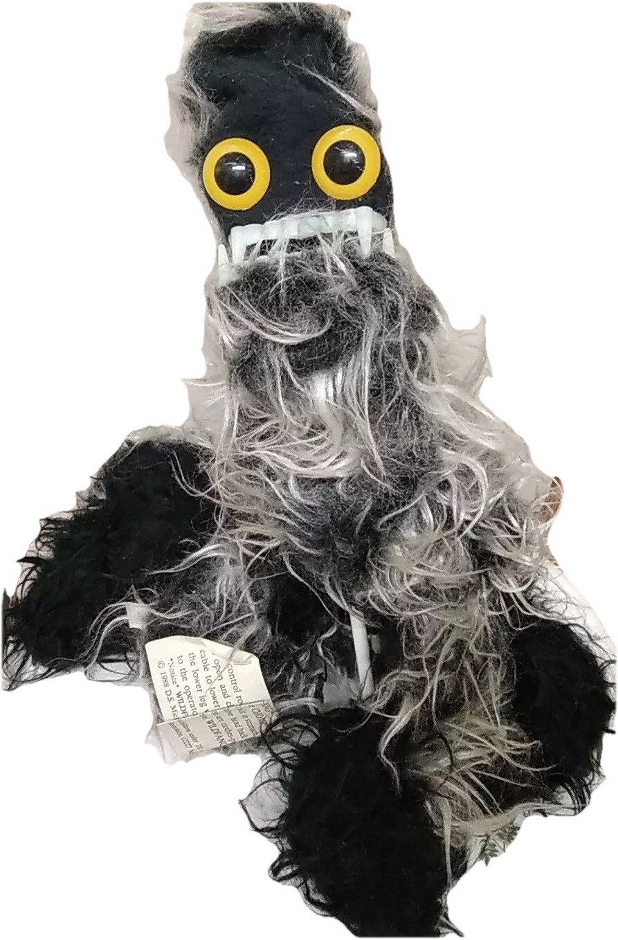VTG UNUSUAL RARE Creepy 1988 D.S. Michenzi WILDFANG Puppet MOHAIR FUZZY ...