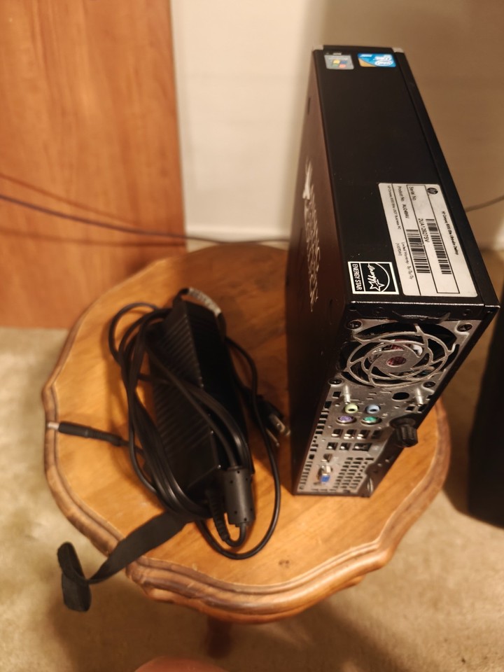 HP Compaq Elite 8000 Ultra Slim Desktop 250GB Win 7 Pro C2D 3.16GHz 4GB ...