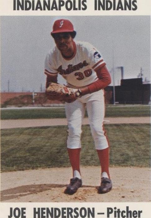 1976 Indianapolis Indians Team Issue - Joe Henderson #5 (RC) for sale ...