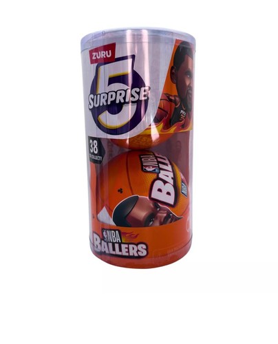 5 Surprise NBA Ballers 2-Pack Series 1 ZURU Toy Mystery Capsule Figure ...