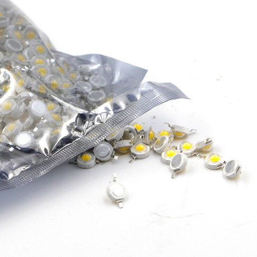 1W 3W 5W Watt High Power LED Chip Warm White UV Deep Red Blue Green RGB ...