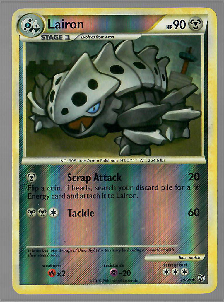 Lairon Pokemon Card