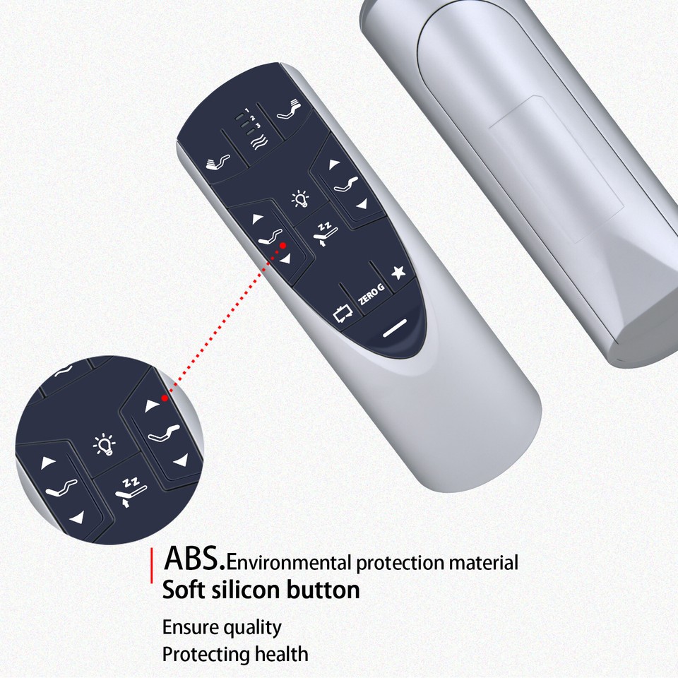 For Tempur-Pedic Ergo Extend Ergo Power Remote Control RF502A JLDK.33. ...