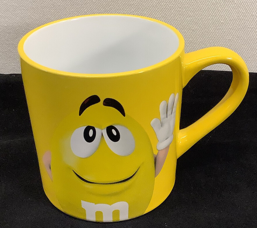 M&M's Yellow Candy Coffee Mug/Cup "Not Your Average Nut!" 2021 Mars ...