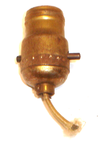 Antique Vintage Light Fixture / Lamp Bulb Socket (Old Original Part) | eBay