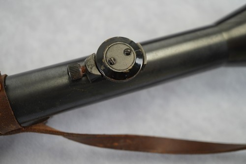 WWII German Ajack 6x50 Sniper Scope leather case heer US veteran estate ...