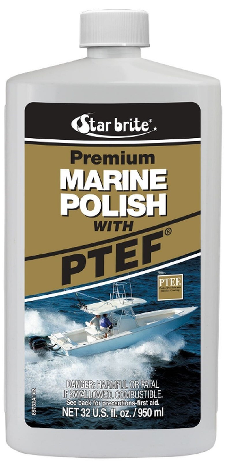 Starbrite 16oz Premium Marine Polish PTFE Teflon Boat Motorhome Caravan ...