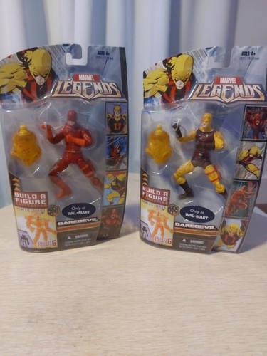Marvel Legends Daredevil Red AND Yellow variants 2007 Nemesis BAF ...