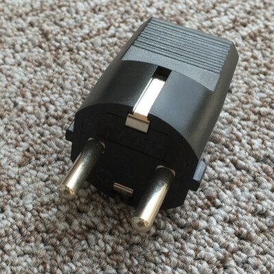 EU Plug German Standard Plug 16a Male Female Plug Two Round Pin Plug ...