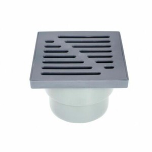 Plastic Grey Floor Drain Trap 150mm x 150mm / 110mm Soil Waste Pipe ...