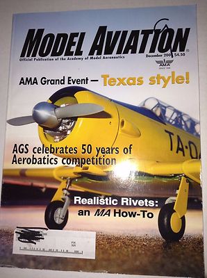 Model Aviation Magazine AMA Grand Event Texas Style December 2005 ...