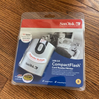 SanDisk CompactFlash Card Reader/Writer CF Type I/II ImageMate USB 2.0 ...