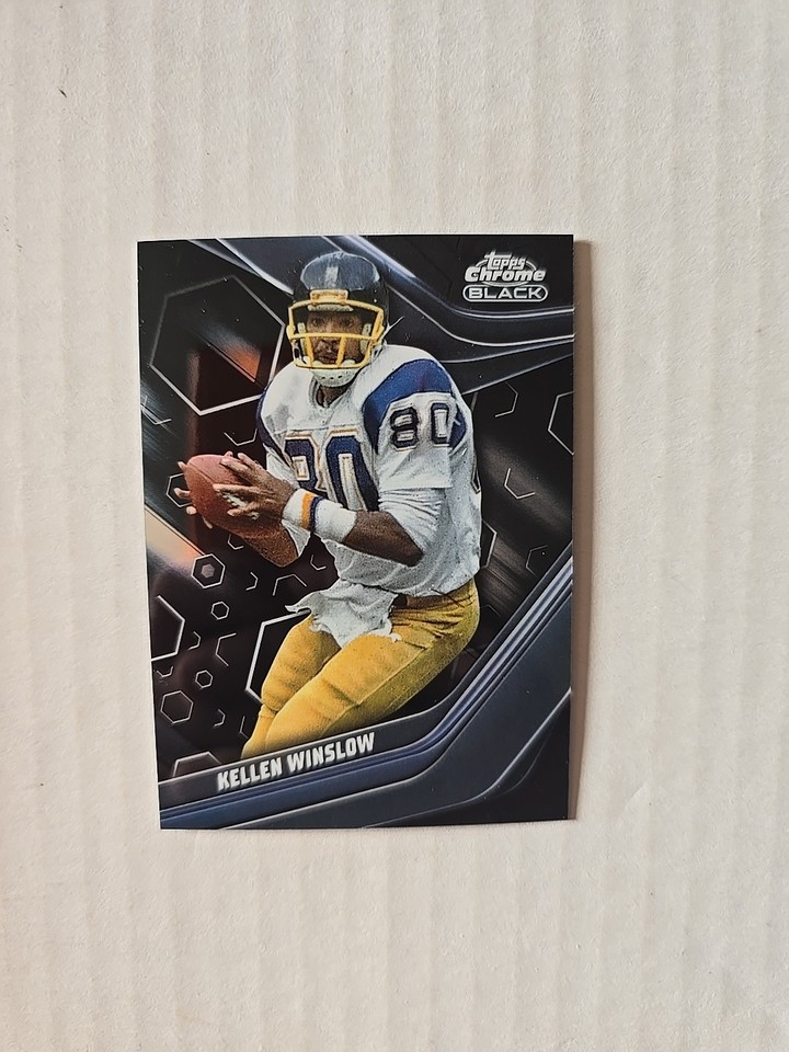 2023 Topps Composite - Topps Chrome Black Kellen Winslow #142 | eBay