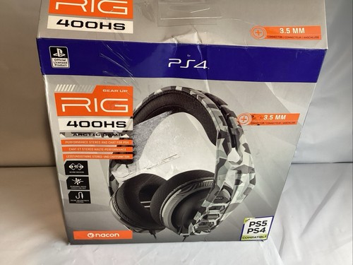 Nacon Gear Up Rig 400HS Arctic Camo Gaming Headset PS4 | eBay