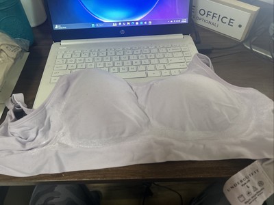 UnderOutFit Comfort SHaping Bra w/Adjustable Straps L Stryle 459 Lilac ...