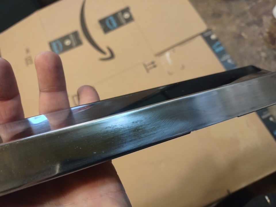 67 1967 442 Cutlass Supreme stainless side trim molding rear quarter ...