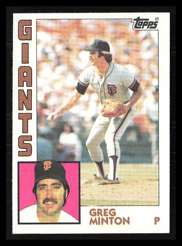 Greg Minton 1984 Topps #205 San Francisco Giants | eBay