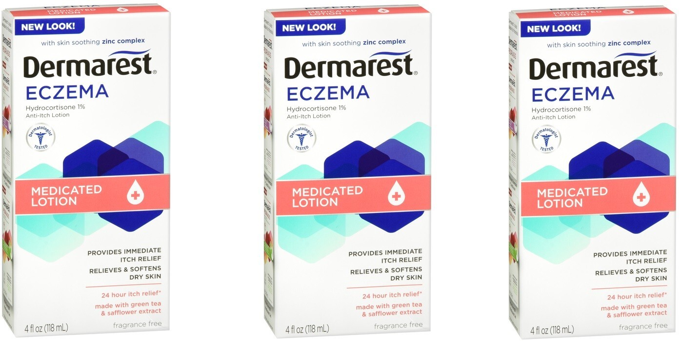 Dermarest Lotion Eczema Medicated 4oz *** 3 Pack *** | eBay