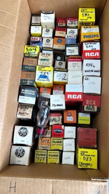 Electronic Vacuum Tubes Lot H (New and Used for Radios, Amplifiers, HAM ...