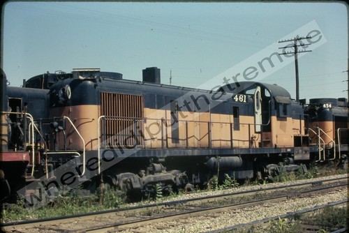 Original Slide Milwaukee Road MILW No. 461 Alco RS3 McCook ILL 8-21-69 ...