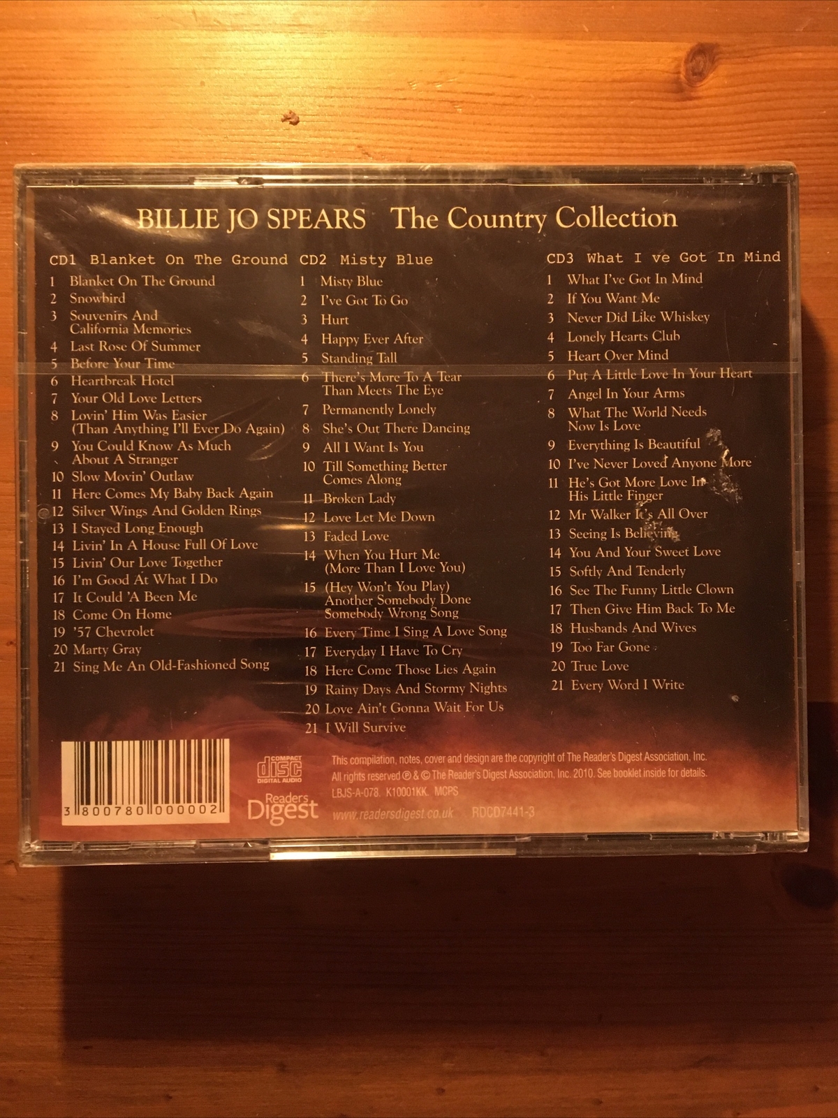 Billie Jo Spears - The Country Collection - RARE Readers Digest 3 x CD ...