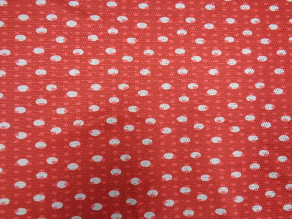 0VAL PRINT DOTS POLY/LYCRA FABRIC | eBay