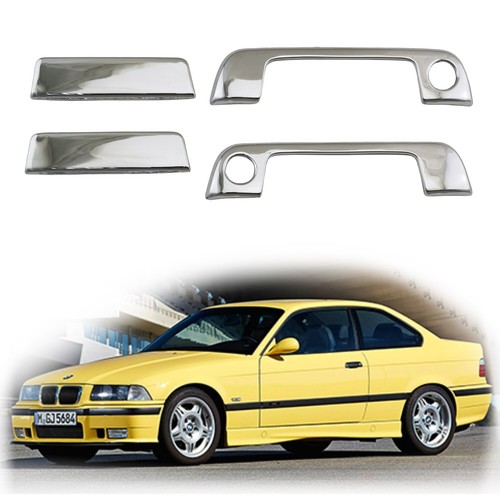 Car Accessories Door Handle Cover Chrome Trim For BMW M3 M5 E36 E34 E32 ...