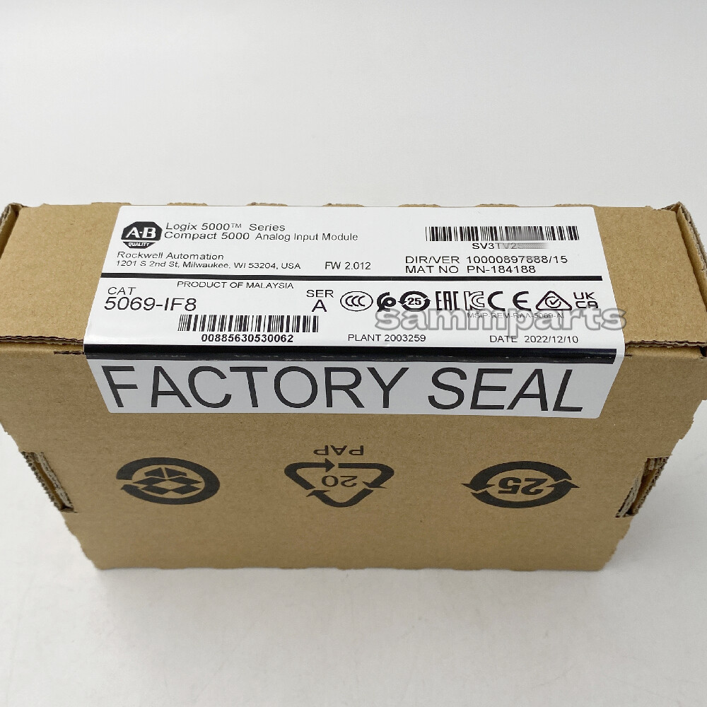 New Factory Sealed AB 5069-IF8 /A Compact 5000 Analog Input Module ...