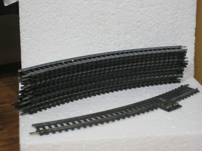 HO MODEL POWER TERMINAL TRACK AND 11 CURVED PIECES 36" RADIUS ...