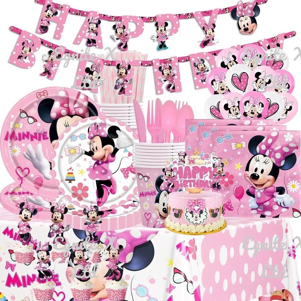 Minnie Mouse Happy Birthday Centerpieces Minnie Mouse
