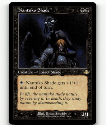 MTG Nantuko Shade (Retro Frame) Regular Dominaria Remastered Rare | eBay