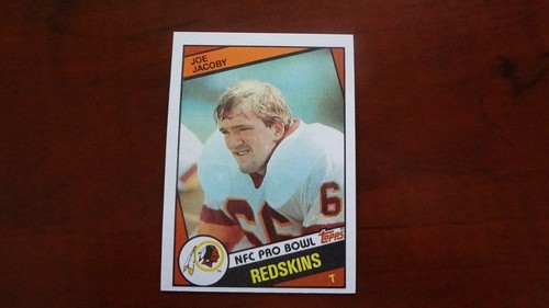 1984 TOPPS # 382 JOE JACOBY FOOTBALL CARD | eBay
