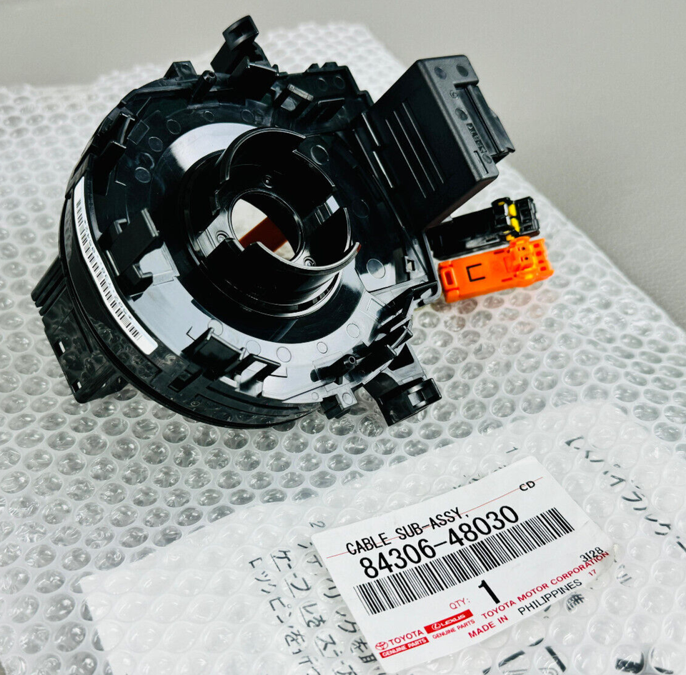 84306-48030 Genuine OEM Cable Spiral for Toyota Lexus 8430648030, 84306 ...