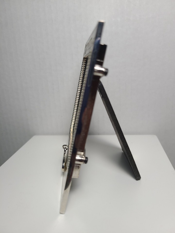 2011 St Nicholas Square Baby's First Christmas Tan Enamel Photo Picture ...