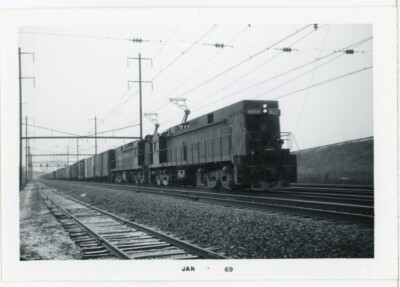 Train Photo - Pennsylvania Railroad #4454 E44 Electric Locomotive 1969 ...
