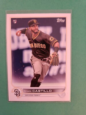 2022 Topps #140 Ivan Castillo Padres Rookie Baseball Card RC | eBay