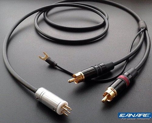 Canare tonearm cable - fits Grace tonearms (male tonearm connector) | eBay