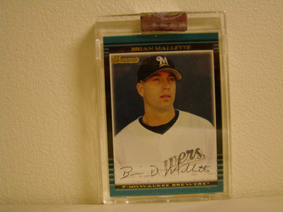2002 Bowman # 278 Brian Mallette Card Milwaukee Brewers box 25 | eBay