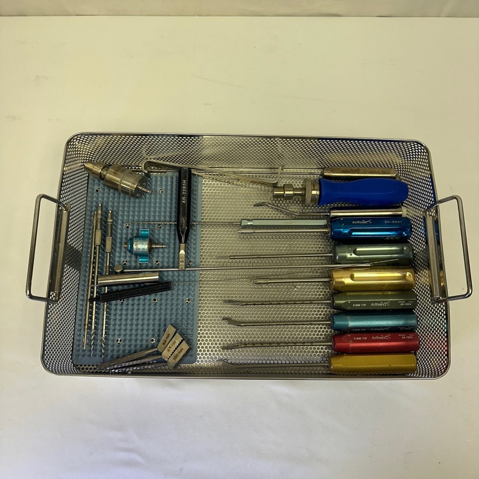 Arthrex ACL Reconstruction System w/ Sterlization Tray Arthroscopy ...