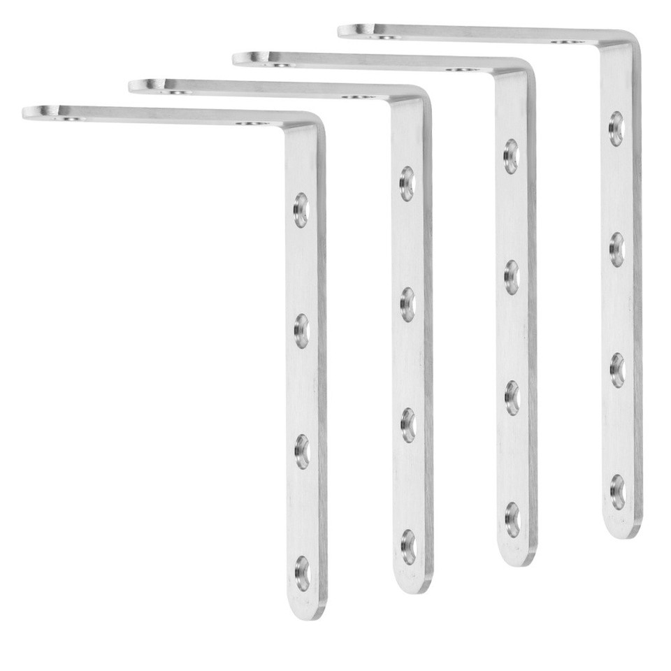 4 Pcs Furniture Corner Connector Heavy Duty Bracket Support Brace ...