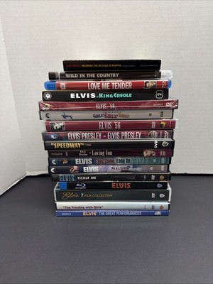 Elvis Presley DVD/Blu Ray Lot Of 16 Classic Elvis Film Collection Some ...