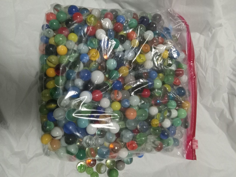 Vintage Marbles Different Sizes And Designs In Beautiful Jar, | eBay