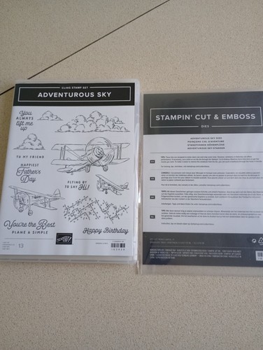 Stampin' up! Adventurous Sky Cling Stamp set With Dies New | eBay