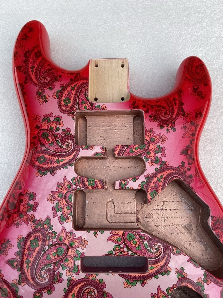 Paisley red Humbucker Single Humbucker Alder wood electric guitar start ...