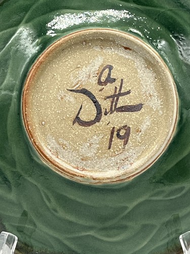 Studio Pottery Grater Bowl Garlic/Ginger/Spice/Hard Cheese 2019 Signed ...