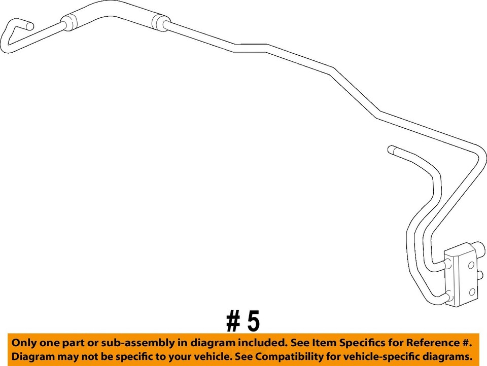 GM OEM 18-23 Equinox,Terrain Cooling Trans Oil Cooler Lines-Pipe Assy ...