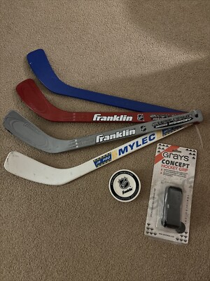 Franklin Mini Hockey Sticks, Hockey Grip Tape, Puck | eBay